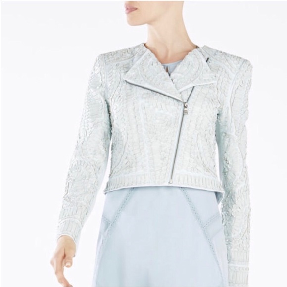 BCBGMaxAzria | Jackets & Coats | Bcbg Maxazria Runway Leather Jacket Xs ...